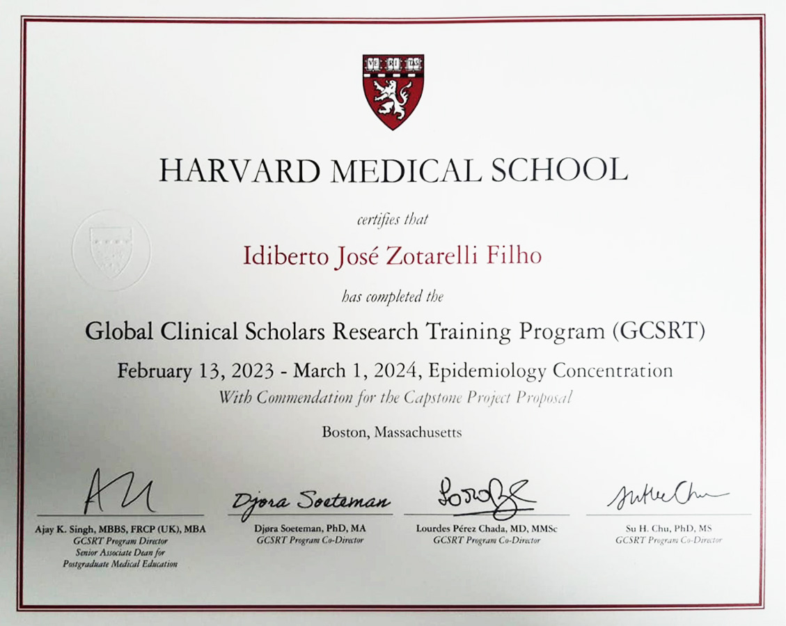Pesquisador brasileiro completa programa prestigiado na Harvard Medical ...